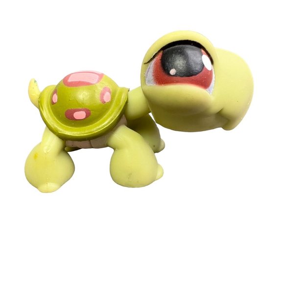 Hasbro | Toys | Lps Littlest Pet Shop Green Turtle 204 Hasbro 8 | Poshmark